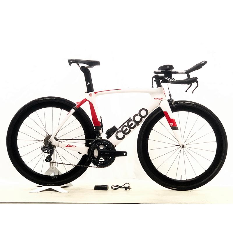 訳アリ シーポ CEEPO ヴェノム VENOM ULTEGRA 電動Di2 2017年 TT トライアスロン カーボン ロードバイク M ...