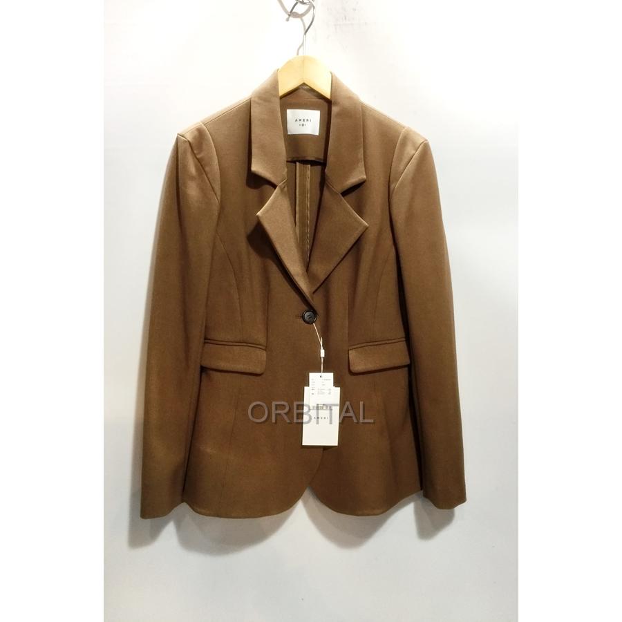 UNITED ARROWS 代官山)Ameri VINTAGE アメリヴィンテージ 22AW WAIST SHAPE FLARE JACKET フレアジャケット ブラウン M タグ付き ...