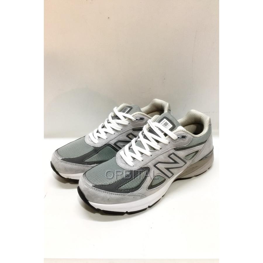代官山)NEW BALANCE ニューバランス M990GL4 USA製 米国製 スエード スニーカー グレー サイズ26.5cm v4 タグ ...