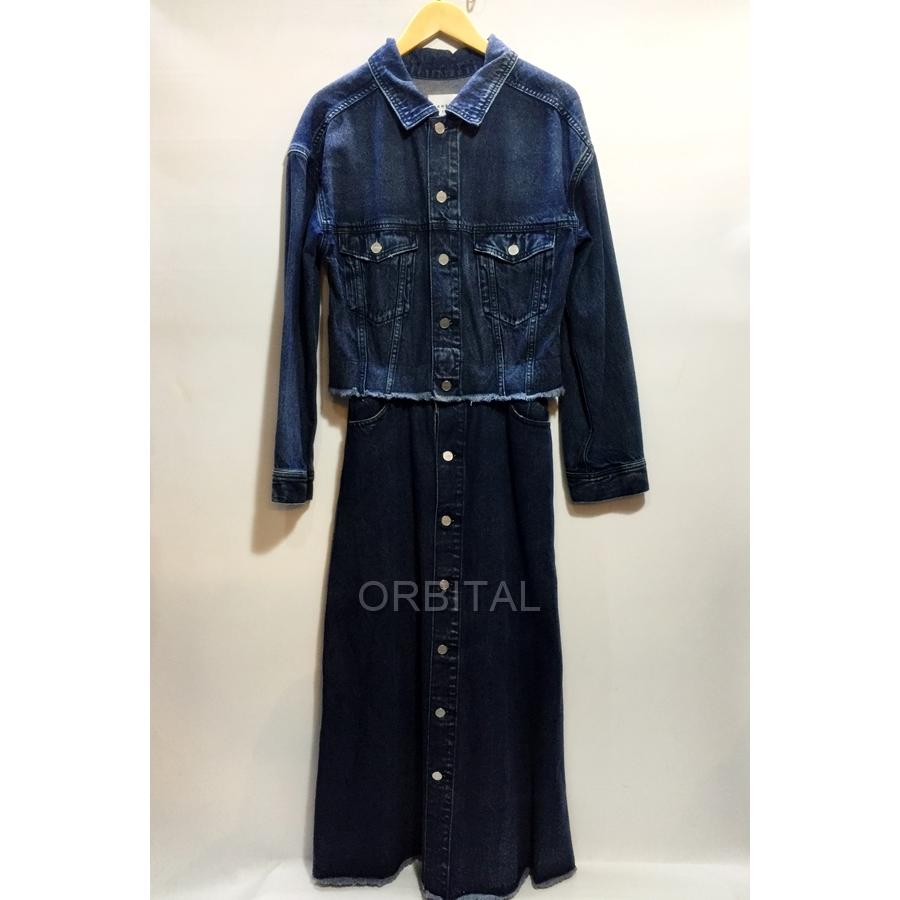 UNITED ARROWS（ユナイテッドアローズ） 代官山)Ameri VINTAGE アメリヴィンテージ 4WAY DENIM DRESS COAT デニム ドレスコート インディゴ サイズ ...