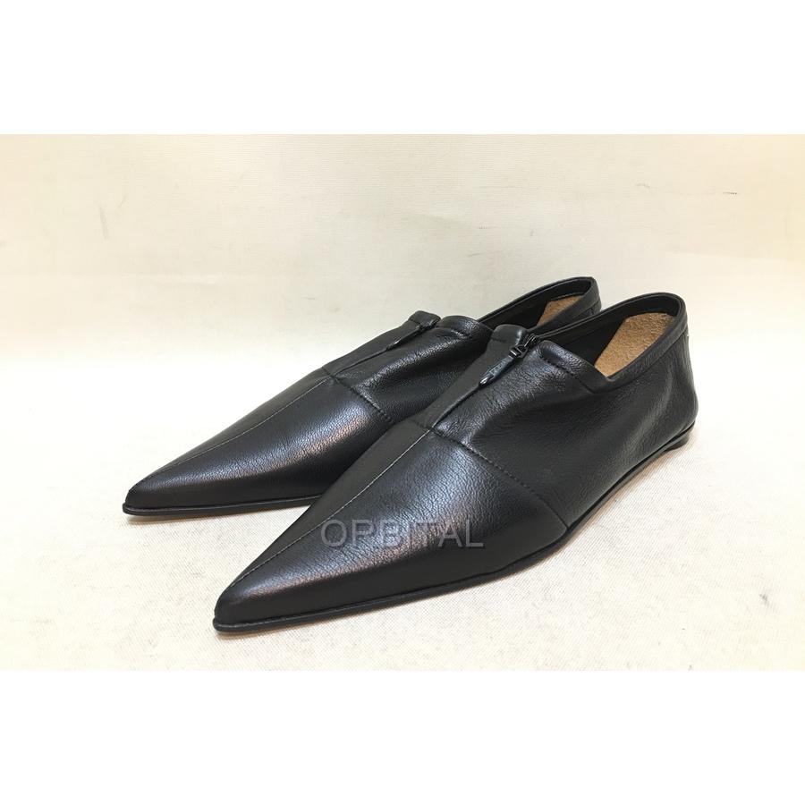 経堂) エムエムシックス メゾンマルジェラ MM6 MAISON MARGIELA 未使用 ポインテッドトゥレザーバレリーナパンプス 37 24cm : サイクルパラダイス ウェブストア ...