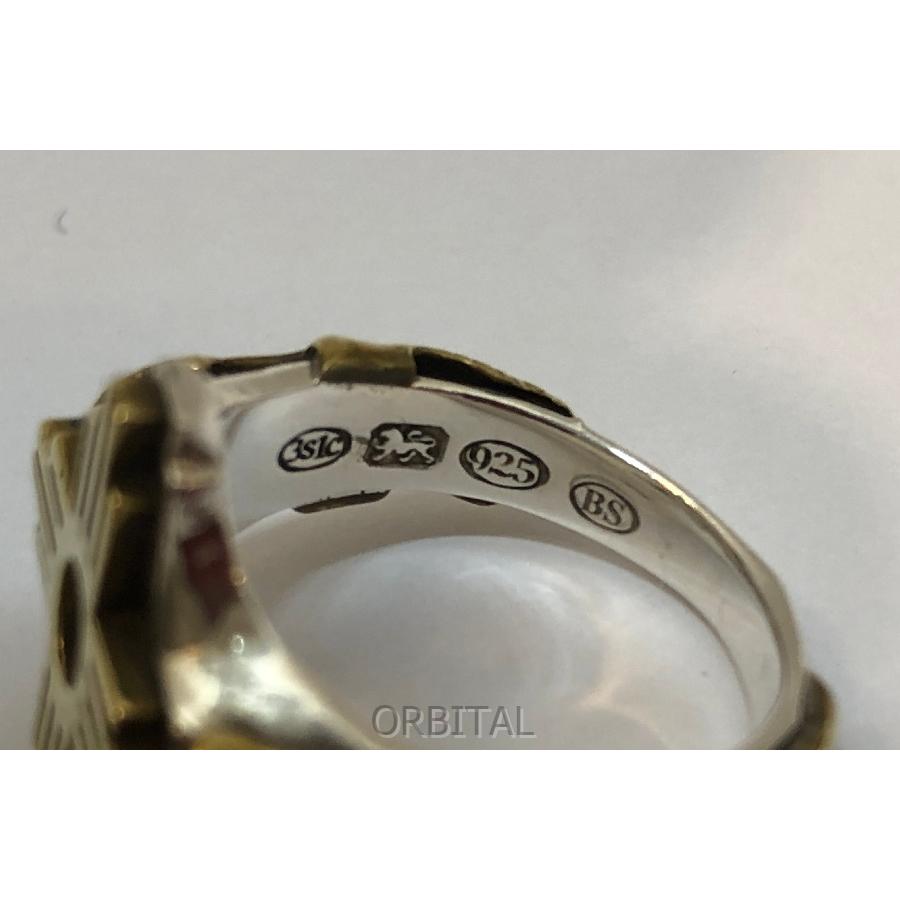 経堂) 203JEWELRY 203ジュエリー Zia リング シルバー925 真鍮 経堂) 203JEWELRY 203ジュエリー Zia リング シルバー925 真鍮