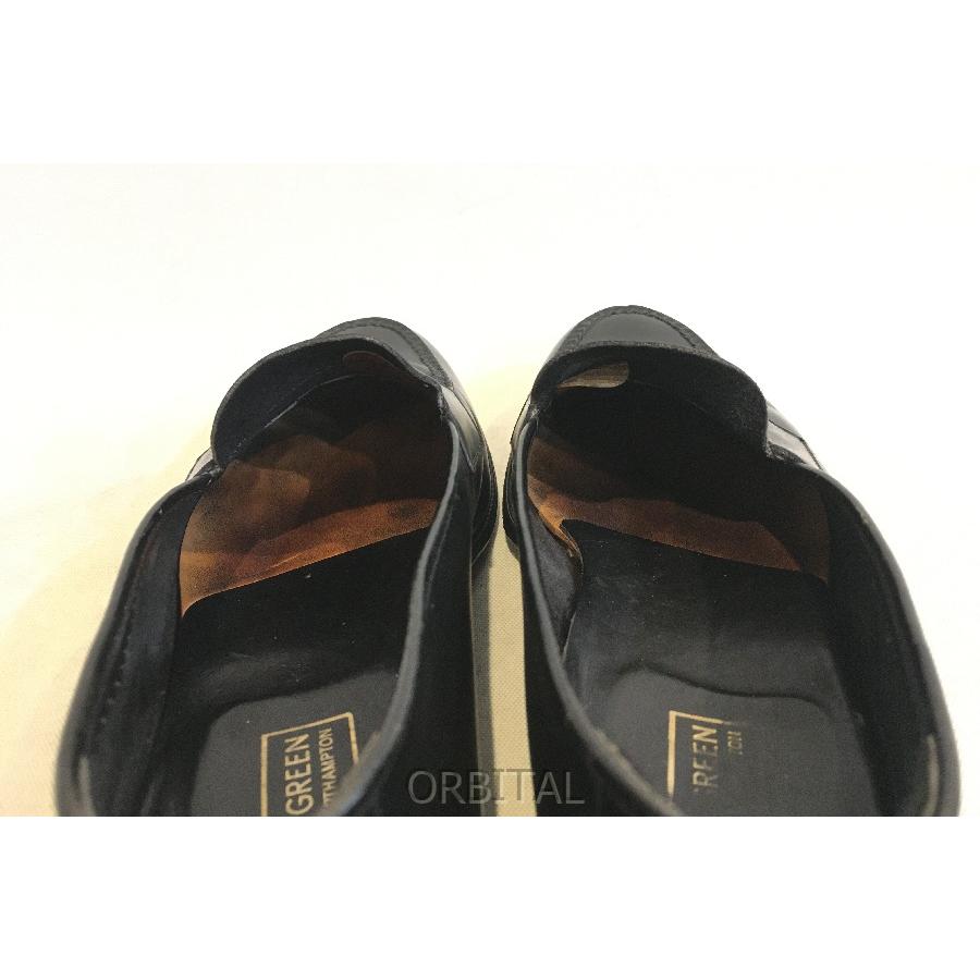 二子玉) EDWARD GREEN エドワードグリーン レザーローファー メンズ 革靴 ブラック UK6 24.5cm相当 イングランド製 ※使用感 : nkt-2501154402-sh ...