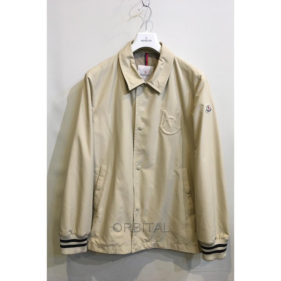 二子玉) MONCLER モンクレール エンボスロゴ フルジップ ジャケット LAUVITEL ベージュ メンズ 4 定価￥169,400 ...