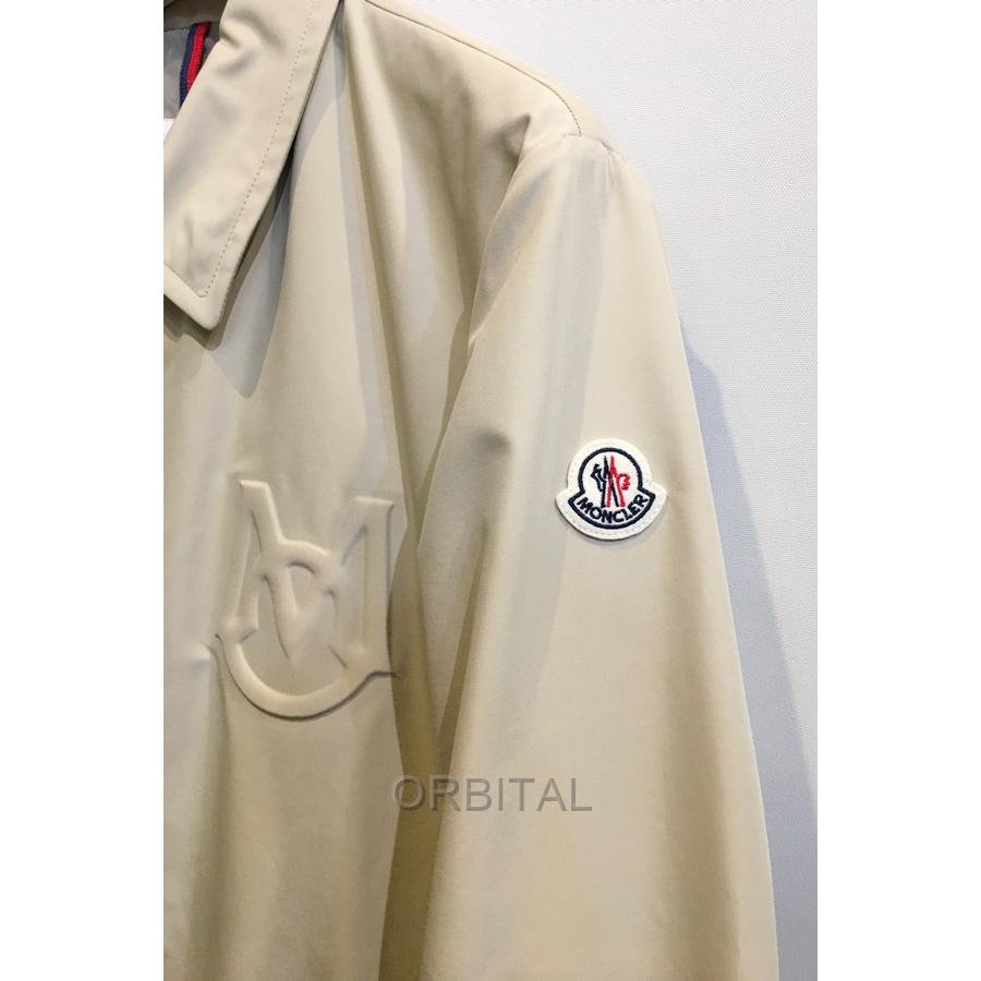 二子玉) MONCLER モンクレール エンボスロゴ フルジップ ジャケット LAUVITEL ベージュ メンズ 4 定価￥169,400 ...