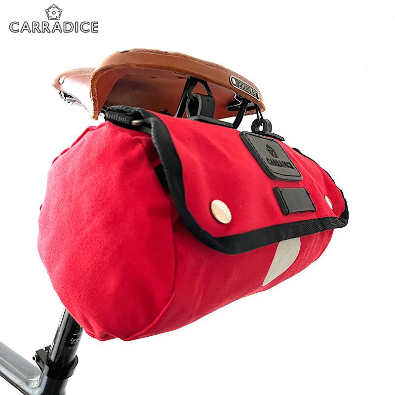 CARRADICE キャラダイス ジップ サドルロール レッド サドルバッグ : サイクリックYAHOO支店 - 通販 - Yahoo!ショッピング