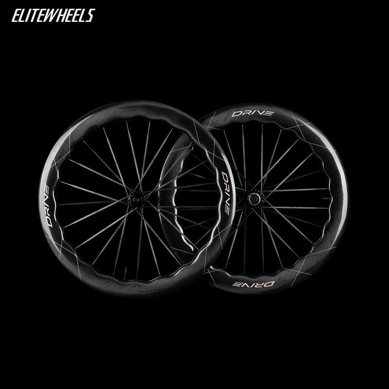 ELITEWHEELS エリートホイール Drive Helix 68D CS ドライブ ヘリックス カーボンスポーク ディスクブレーキ ...