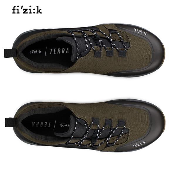 fizik フィジーク TERRA X2 ERGOLACE OL/CA テラ エルゴレース オリーブ/キャメル : サイクリックYAHOO支店 - 通販 - Yahoo!ショッピング