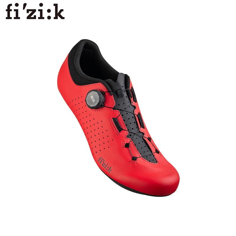 fizik/フィジーク OMNA オムナ RED/BK レッド／ブラック ビンディングシューズ : サイクリックYAHOO支店 - 通販 ...