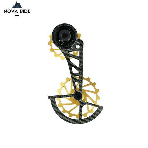 NOVA RIDE ノヴァライド OSPW AXS RED/FORCE GOLD SRAM ビッグプーリー :nova-000000173 ...