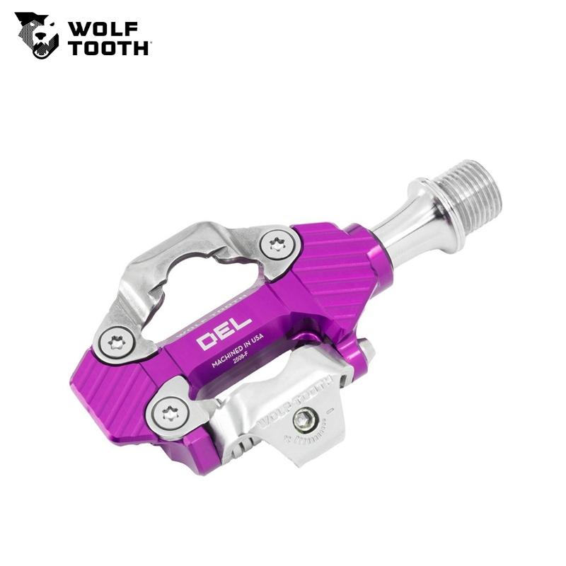 WolfTooth ウルフトゥース DEL Gravel Clipless Pedal Ultraviolet Purple ペダル : サイクリックYAHOO支店 - 通販 - Yahoo ...
