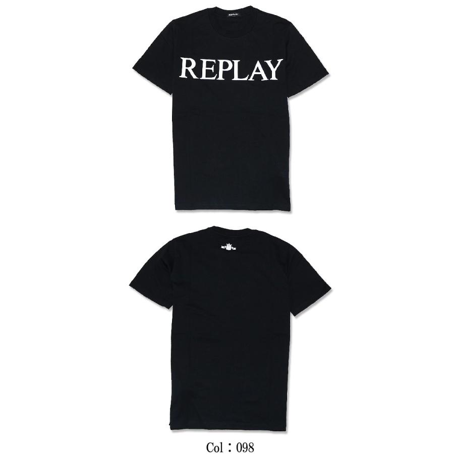 REPLAY リプレイ Tシャツ 半袖 カットソー REPLAYプリント メンズ カジュアル オーセンテックロゴ : Ideal - 通販 ...