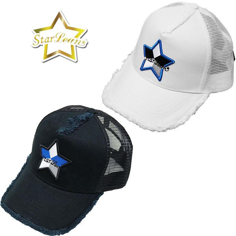 Star Lean スターリアン FIVE PARTS MESH CAP メッシュキャップ 帽子 フリンジ ベイビー 刺繍 メンズカジュアル ...