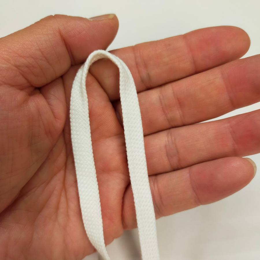 綿コード 袋紐 綿ひも カラー 手芸ひも カラーひも 手芸 紐 巾着 手芸用品 処分 大量 材料 巾約7.3mm 1.白 20m 4830 : D Collect Shop - 通販 ...