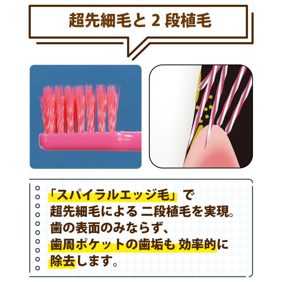 Ci PRO PLUS スパイラル 歯ブラシ M(ふつう) 10本入 【Ciメディカル 歯ブラシ プロプラス スパイラル】【メール便選択で送料 ...