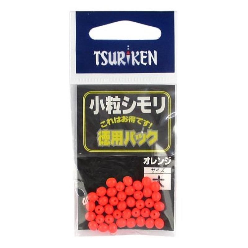 在庫限り特価 釣研(Tsuriken) シモリ玉 小粒シモリ 徳用パック 大 オレンジ ネコポス・メール便 対象商品 ウキ止め用品 : 4989801779093 : Drink&Dream ...