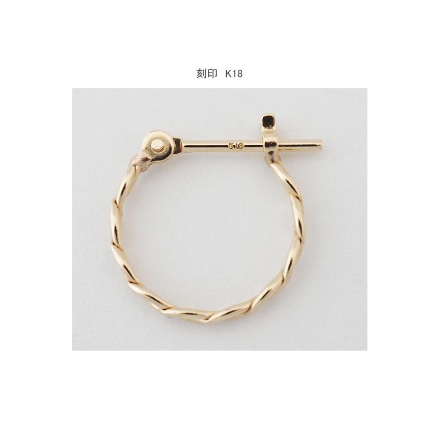 18金 フープ ピアス 18k k18 フープピアス シンプル 地金 18金ピアス レディース プレゼント : ジュエリー D-PLANET - 通販 - Yahoo!ショッピング