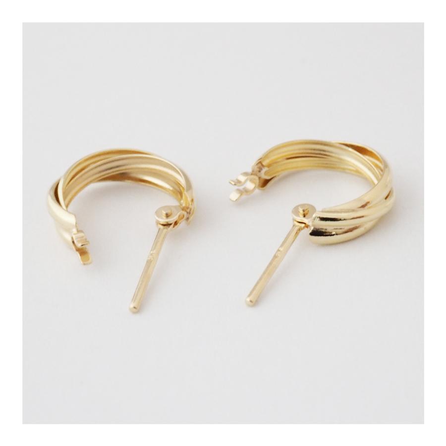 18金 フープ ピアス 18k k18 フープピアス シンプル 地金 18金ピアス レディース プレゼント : ジュエリー D-PLANET - 通販 - Yahoo!ショッピング