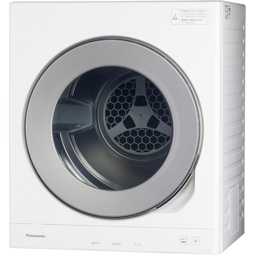 Panasonic (5/5限定クーポン有)NH-D605-W パナソニック 衣類乾燥機 乾燥容量6.0kg 左開き ホワイト 時間指定不可 ...