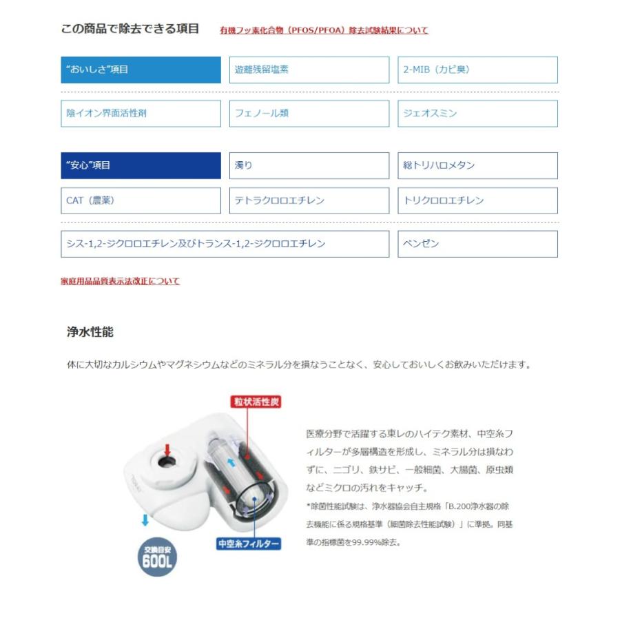 TORAY 東レ トレビーノ スーパースリム705T SX705T-TSET 浄水器 蛇口直結型 本体+交換カートリッジ1個付き : 生活家電ディープライス ヤフーショッピング店 - 通販 ...