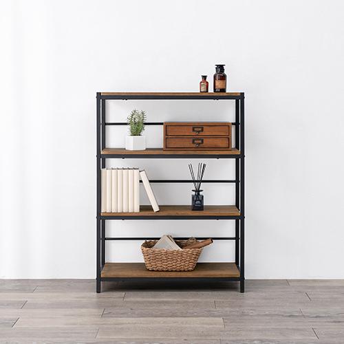 HAGiHARA オープンラック オープンシェルフ 4段 幅75cm 萩原 ブラウン LCC-4674-BR メーカー直送 : 生活家電ディープライス - 通販 - Yahoo!ショッピング