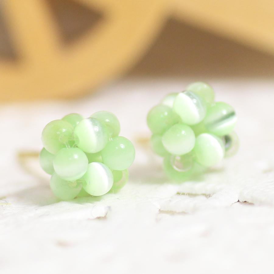 合成 キャッツアイ グリーンカラー 6.5ミリ 編込み ピアス : sp1681 : Designers Room - 通販 - Yahoo ...