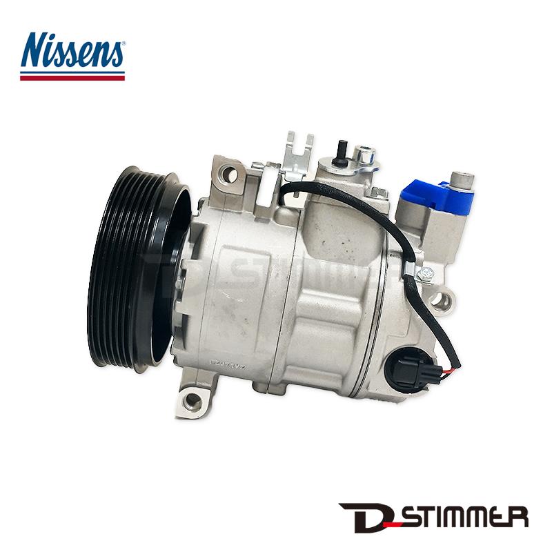 Audi AUDI アウディ 優良品 NISSENS エアコンコンプレッサー (Oリング付) 89209.. 純正品番: 4G0260805A ...