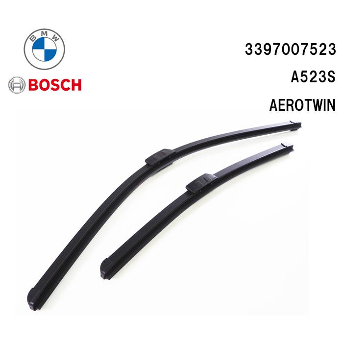 BMW フロント ワイパーブレード 左右セット BOSCH製 5シリーズ F10 61612163749 3397007523 A523S ...
