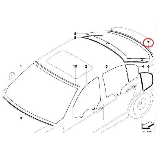 BMW リア ガラスモール ロア 純正 3シリーズ E90 51317138664 [ ポイント利用 ] : 輸入車パーツ専門店 D ...