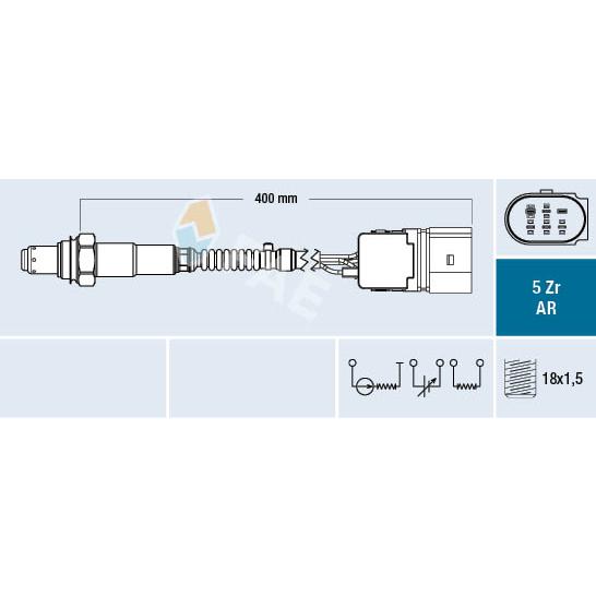 BMW オーツーセンサー FAE製 75020 11787512975 [ ポイント利用 ] : 輸入車パーツ専門店 D-STIMMER ...
