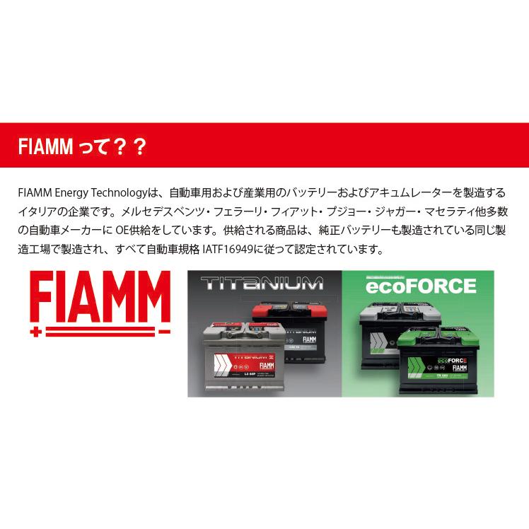 FIAMM フィアム バッテリー AGM 60Ah LN2 AGM VR680 延長保証も追加可能!! 7906199 :7906199:輸入 ...