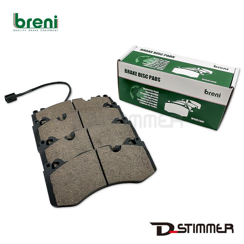 Maserati（マセラティ） 優良品 BRENI フロントブレーキパッド 115W24873 純正品番:673012038 : 輸入車パーツ ...