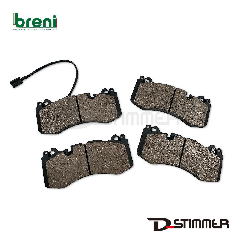 Maserati（マセラティ） 優良品 BRENI フロントブレーキパッド 115W24873 純正品番:673012038 : 輸入車パーツ ...