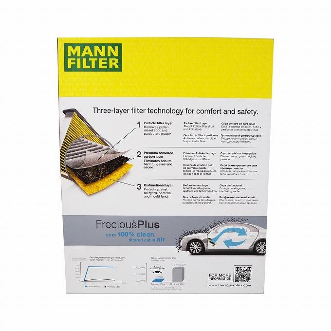 フォルクスワーゲン（Volkswagen） Mercedes-Benz エアコンフィルター MANNフィルター フレシャスプラス FP2897 ...