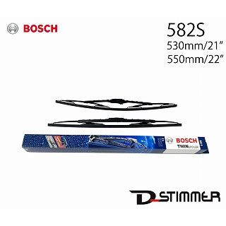 PORSCHE フロントワイパーブレード セット BOSCH 3397001582 582S TWINSPOIER 99662890108 ...
