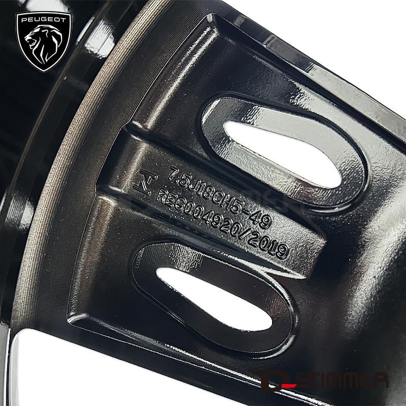 PEUGEOT（プジョー） 訳あり格安B品★ 純正 アルミホイール 1本 18インチ × 7.5J 5穴 98116350EH : 輸入車 ...