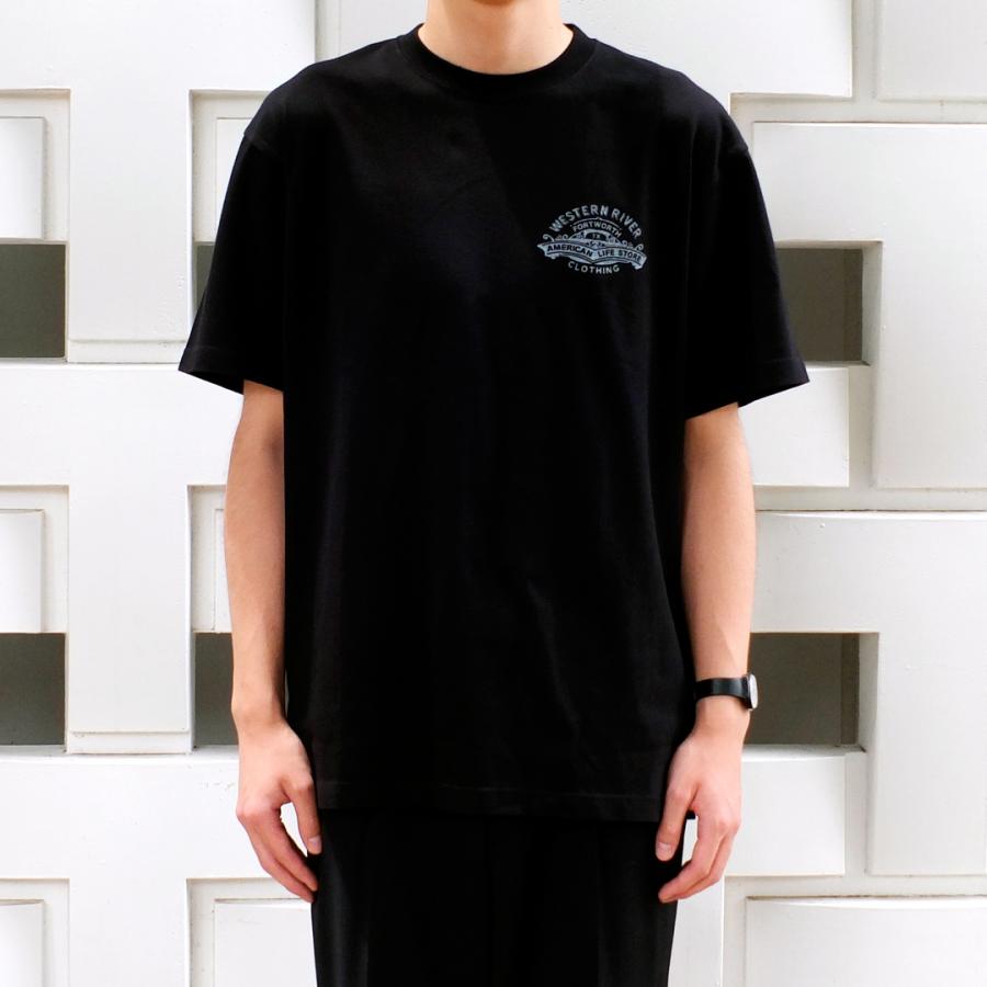 Western River BLK RIVER Tシャツ 半袖 ブラック :car32285a-2011850741638:代官山 蔦屋書店 ...