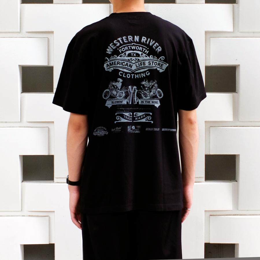 Western River BLK RIVER Tシャツ 半袖 ブラック :car32285a-2011850741638:代官山 蔦屋書店 ...