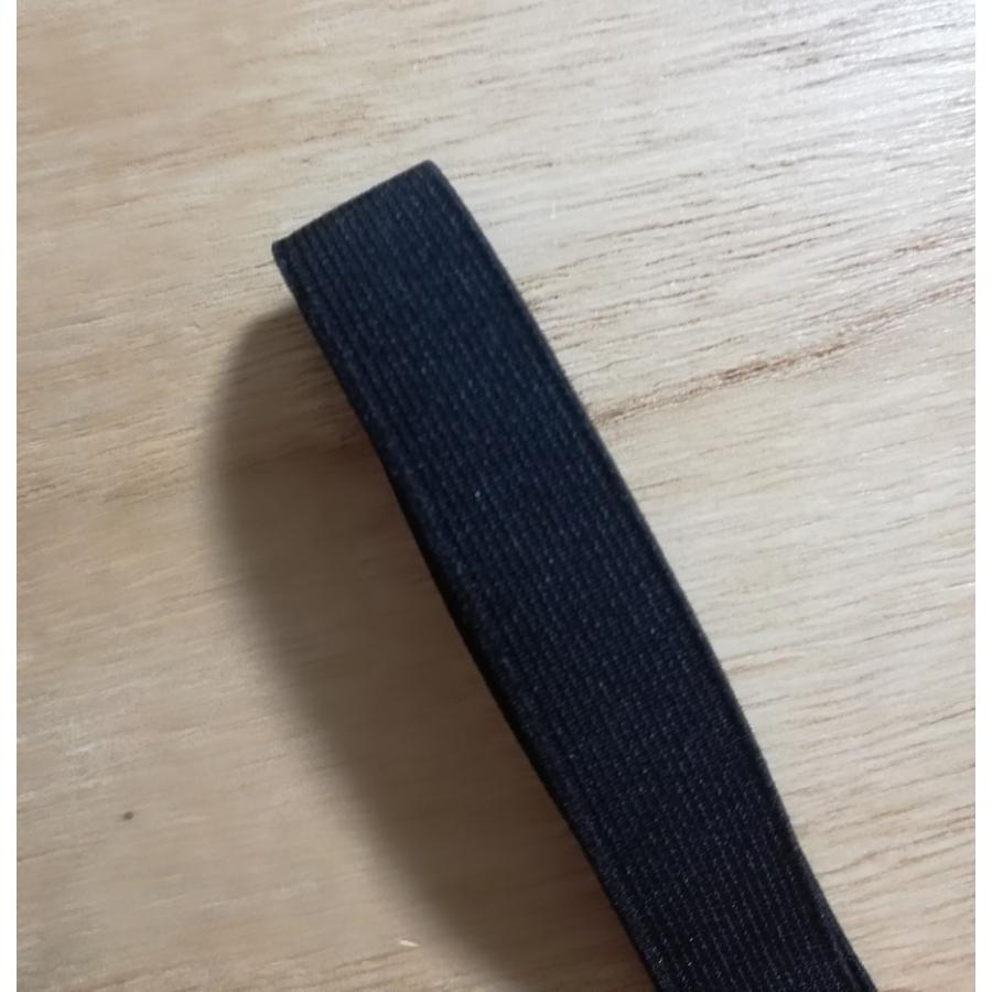 鞄、服用ゴム 業務用 ホワイト/ブラック 幅15mm 30m/巻 : 梅工房 - 通販 - Yahoo!ショッピング