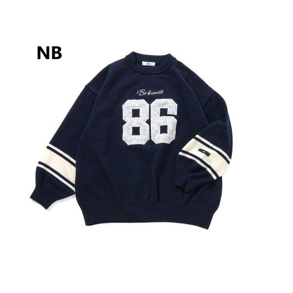 algy ALGY アルジー スムースナンバリングBIGニット(130/140/150/160cm)G513045 子供服 女の子 ガールズ トップス セーター 2025秋冬 : 子供服の ...