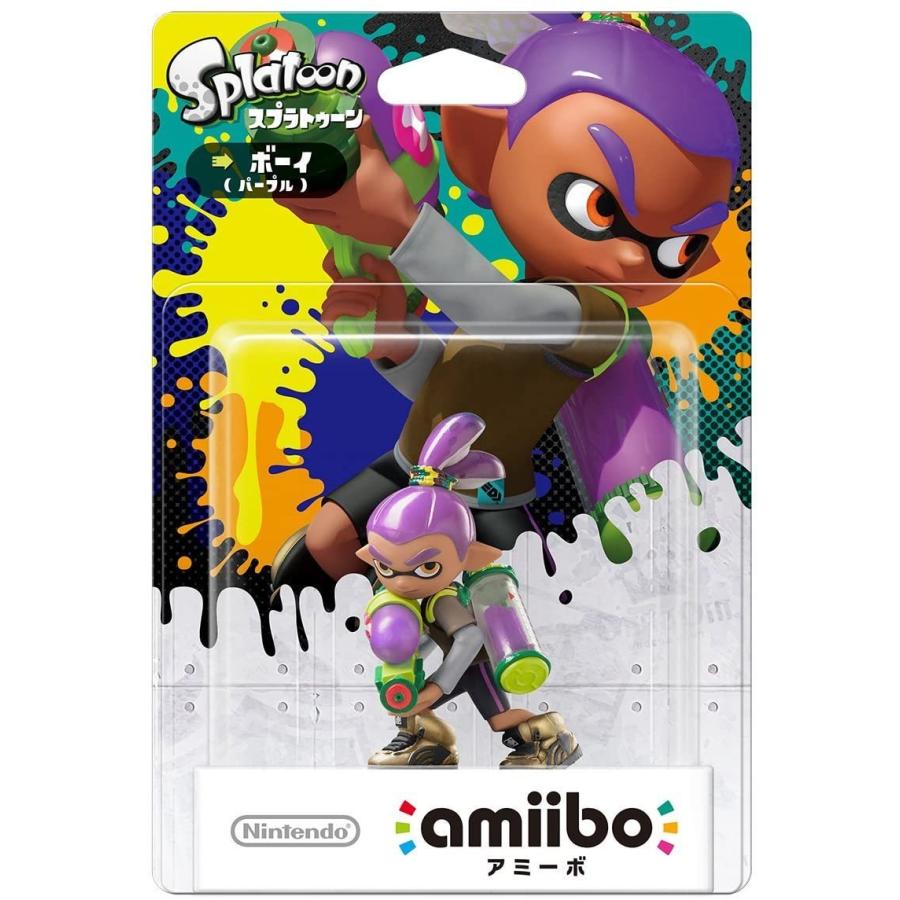 amiibo ボーイ パープル スプラトゥーンシリーズ Splatoon アミーボ 任天堂 送料無料 【本物新品保証】