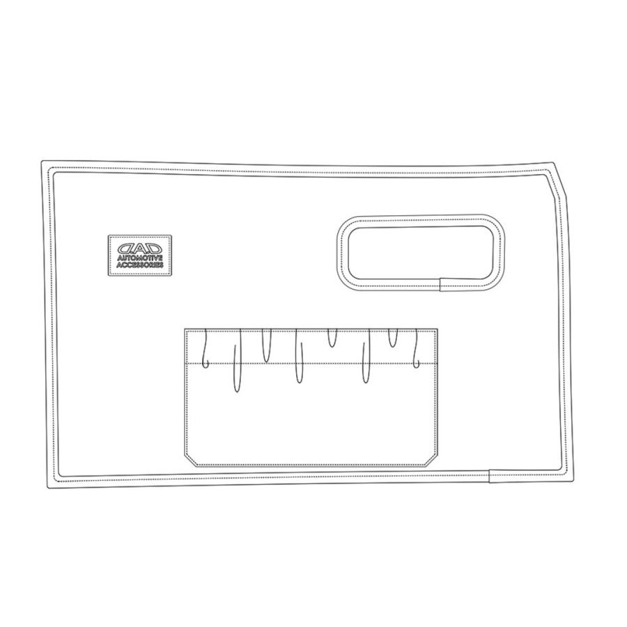 ギャルソン スズキ エブリイワゴン/エブリイバン 型式：DA64W/DA64V 年式：H17.8〜H27.2 D.A.Dグローブボックスガード ノーマル/モノグラム/キルティング DAD ...