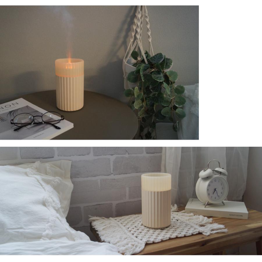 アロマディフューザー 静音 LEDライト 卓上 ミスト 空焚き防止 調光 100ml 加湿器 おしゃれ 寝室 : d-ad-silent-a ...