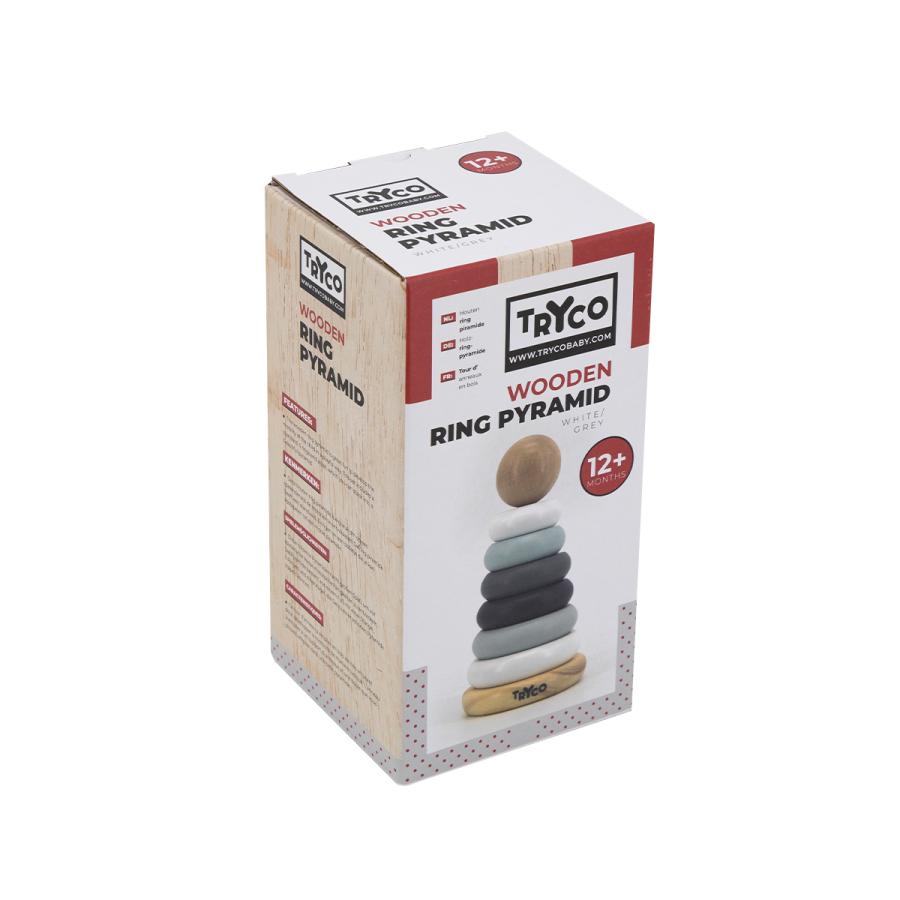 \NEW／ TRYCO トライコ リングスタッキング | プレゼント ギフト ベビー 子ども キッズ 男の子 女の子 木製玩具 木製 積み木 ...