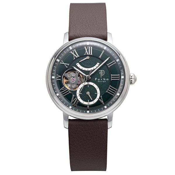 Furbo design Design フルボデザイン SAND サンド 日本製自動巻き パワーリザーブ F8402GRDBR メンズ 腕時計 ...