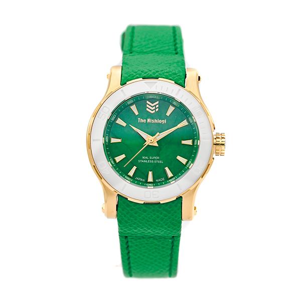 The Nishiogi ザ・ニシオギ 中国の王妃ウォッチ 36mm 日本製 ISSUE 1.8 翡翠 : 腕時計 Chronostaff ...