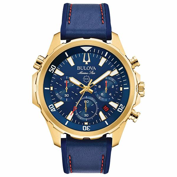 BULOVA（ブローバ） Marine Star マリンスター クォーツ クロノグラフ 97B168 メンズ 腕時計 国内正規品 送料無料 ...
