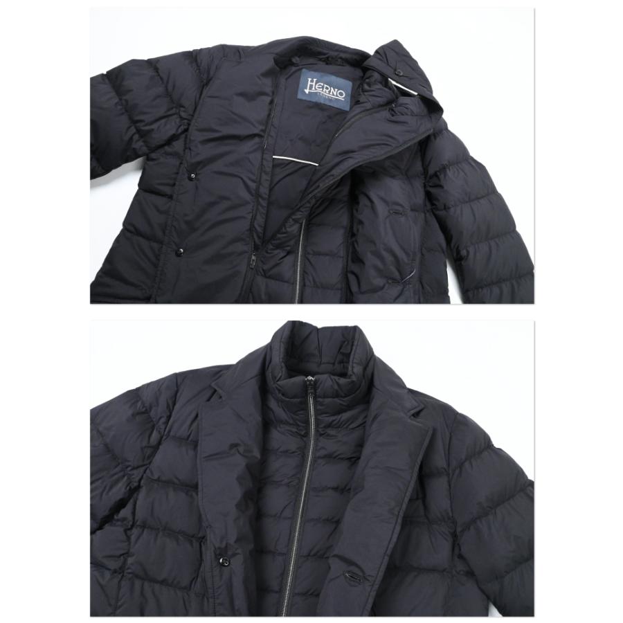 HERNO ヘルノ ラジャッカ3ボタンテイラード メンズ ダウンジャケット PI001ULE 19288 ダウンコート ジップアップ : 13993 : ダイボ - 通販 - Yahoo!ショッピング