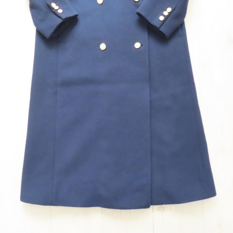 M10 DAKS ダックス ロゴ金ボタン ウール ロングコート 9AB2 ネイビー : m100704 : BIGBANGヤフーショップ ...