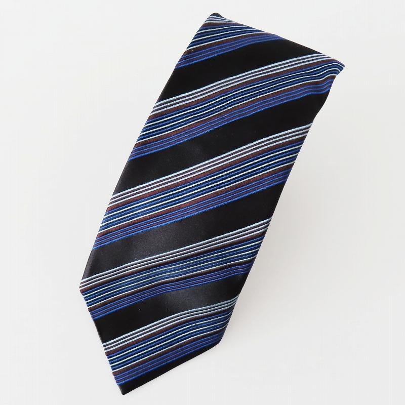 S09 Paul Smith ポールスミス ストライプ シルク ネクタイ ネイビー : s091005 : BIGBANGヤフーショップ - 通販 - Yahoo!ショッピング